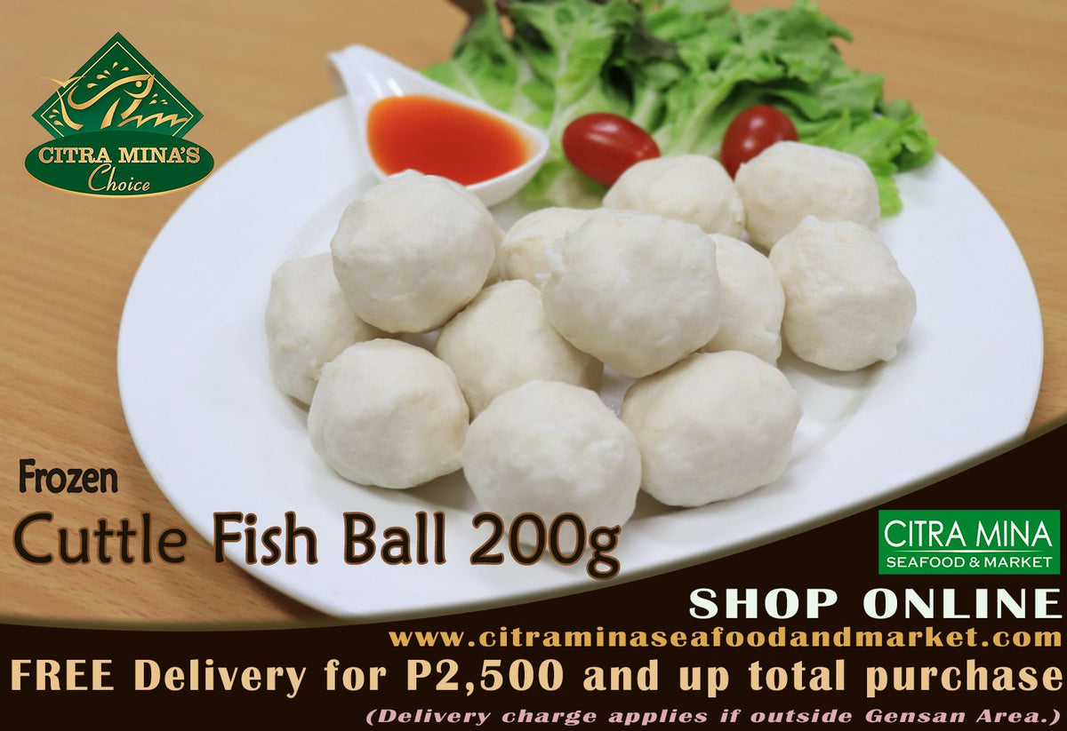Frozen Cuttle Fish Ball 200g – Citra Mina