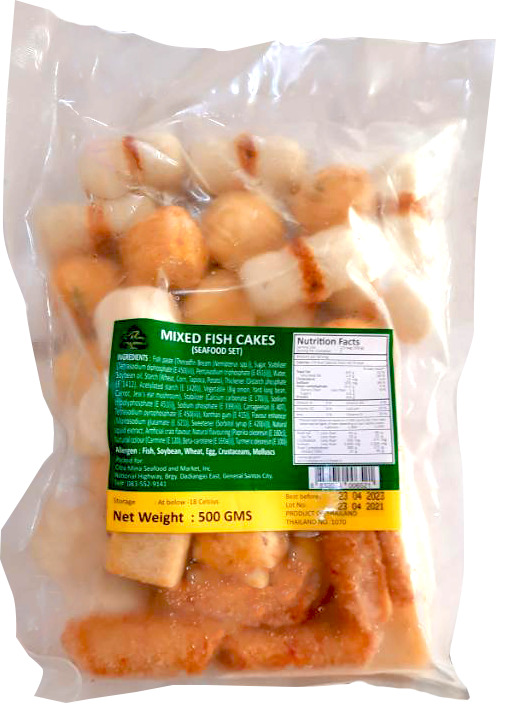 Frozen Mixed Fish Cakes (Seafood Set) 500g – Citra Mina